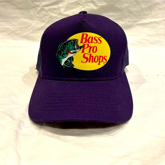 Accessories | Bass Pro Hat In Purple | Poshmark